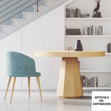 MESA REDONDA EXTENSIBLE 110 CM